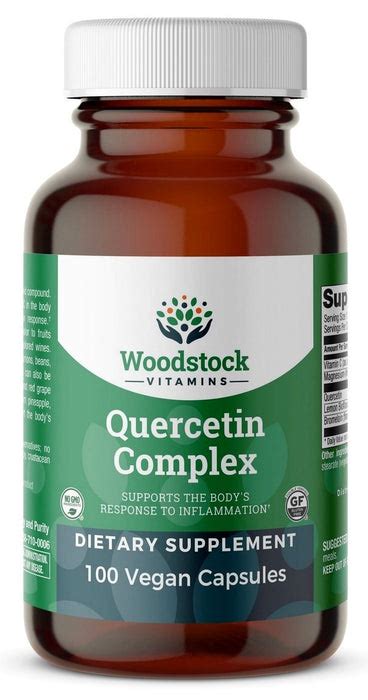 Quercetin Complex 100 Capsules — Woodstock Vitamins