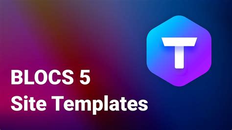 Blocs 5 Site Templates Demo Blocs 5 Course Update YouTube