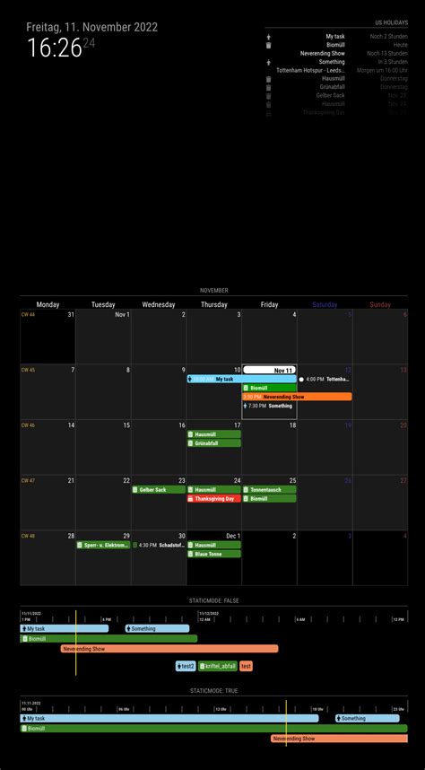 GitHub MMRIZE MMM CalendarExt Timeline Successor Of CX Timeline Magicmirror Module