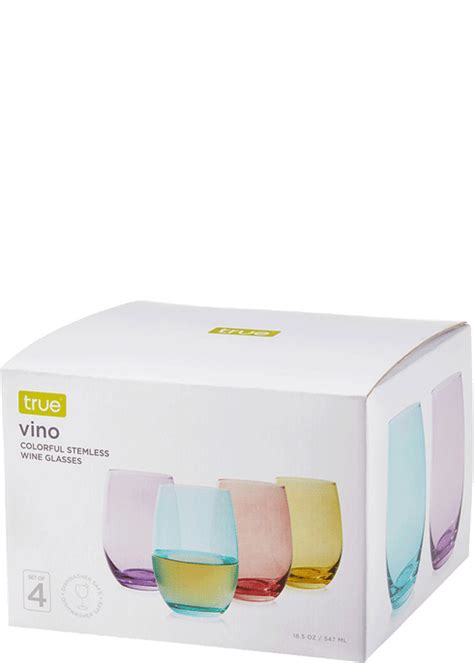 True Color Stemless Wine Glass 4 Pack Total Wine And More
