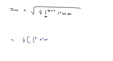 Solved Calculate The Rms Value Of The Periodic Current Waveform Shown In Fig P9 57