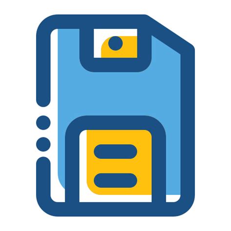 Save File Generic Color Omission Icon