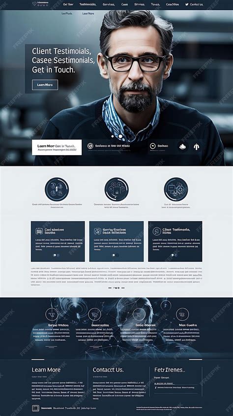 tabbed layout with content sliders professional website layo autumn