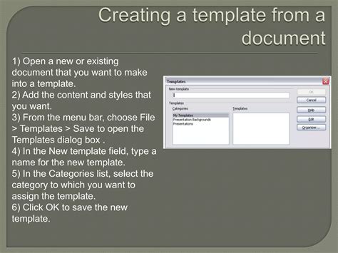 Libre Office Writer Lesson Working With Tables And Templates PPTX