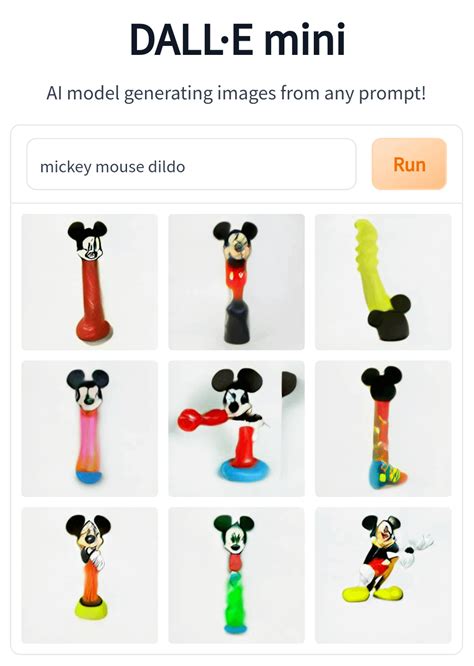 Mickey Mouse Dildo R Dallemini