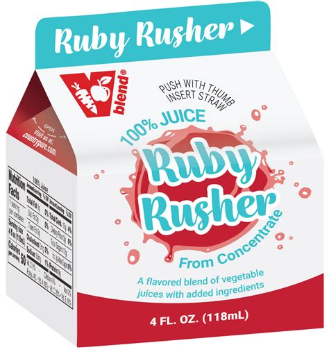 Vblend Ruby Rusher Frozen Carton Country Pure