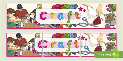 Craft Ks2 Display Banner Teacher Made Twinkl