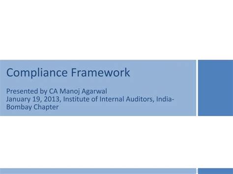 Governance Risk And Compliance Framework Pptx