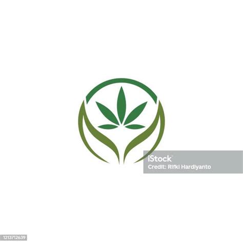 大麻 大麻 大麻 葉 Cbd 標誌 設計靈感向量圖形及更多健保和醫療圖片 健保和醫療 印尼 商務 Istock