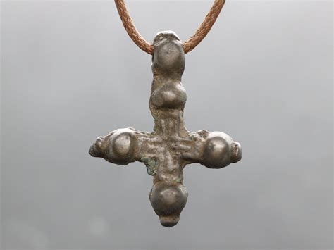 Ancient Medieval Crusaders Cross Pendant Crusaders Artifact Medieval