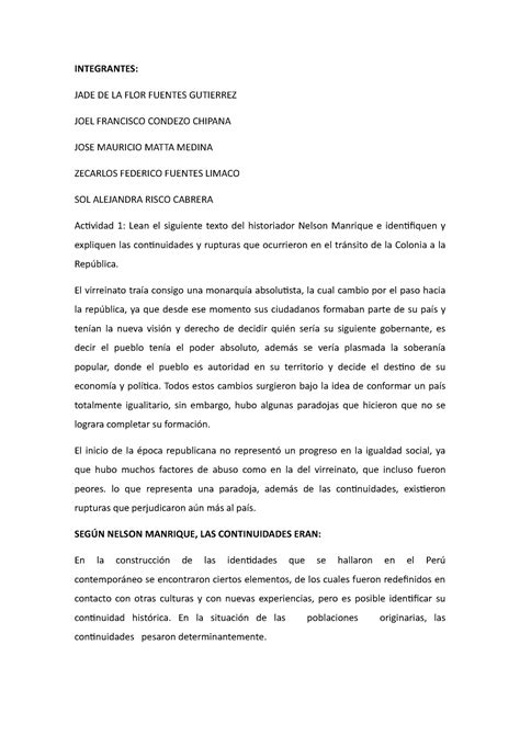 Actividad S01 Apuntes 10 Gestión de Proyectos Gestión 1 UTP