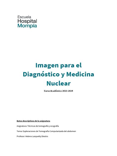 Tac Abdomen Pdf Ct Scan Radiología