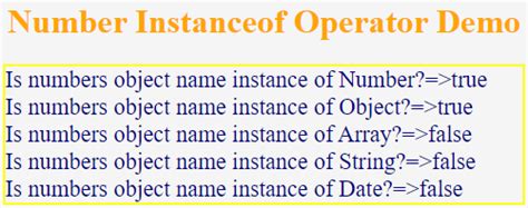 Javascript Instanceof Guide To Javascript Instanceof With Samplecode