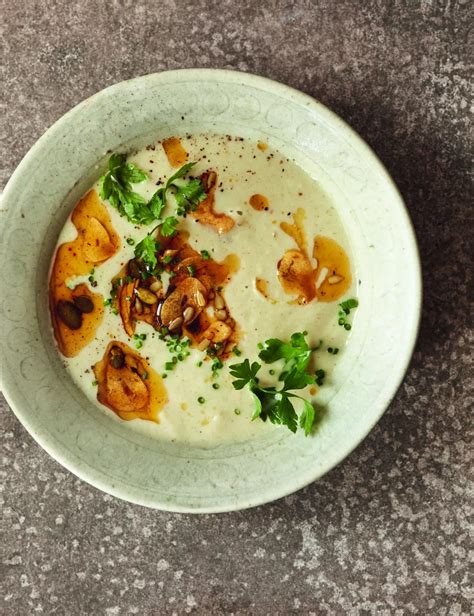 Hugh Fearnley Whittingstalls Roast Cauliflower And Cashew Soup Recipe
