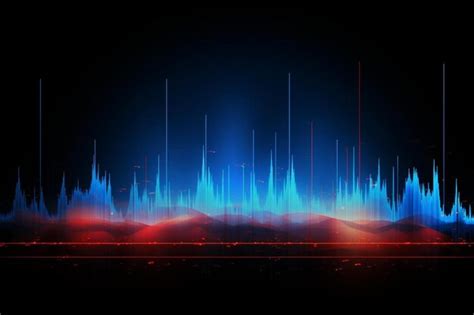 Premium Ai Image Set Of Seismic Waves Oscillation Earthquake Waveform
