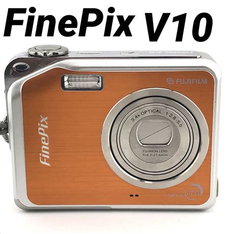 実写美⭕️良品【動作確認済】fujifilm Finepix V10 オレンジ By メルカリ