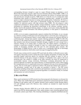 Bsi Bloom Filter Based Semantic Indexing For Unstructured P P Networks