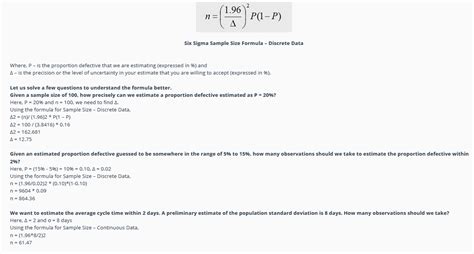 Statistics What Is The Meaning Of Delta In The Discrete Sample Size