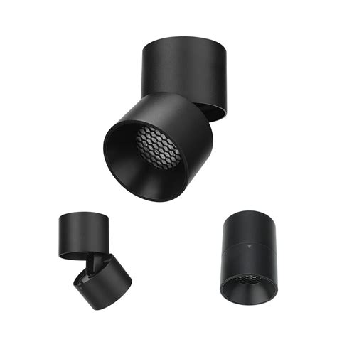 15w Pakman Tiltable Surface Mount Round Downlight Pioled Lighting