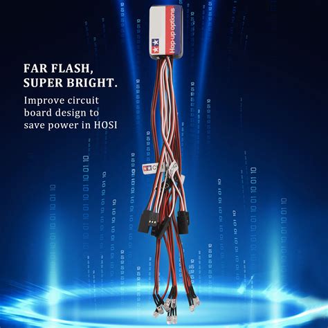 12 LED Lighting Kit Steering Brake Simulation Flash Light For 1 10