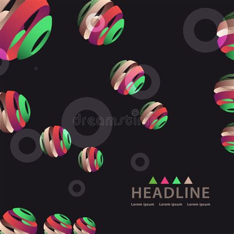 Brochure Header Layout Template Stock Vector Illustration Of Book Abstract