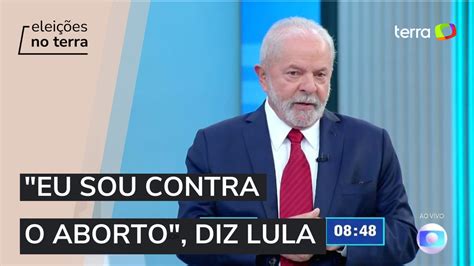 Eu Sou Contra O Aborto Diz Lula Após Provocação De Bolsonaro