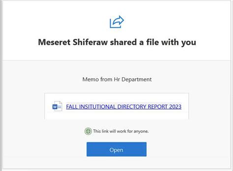Shared File Phishing Alert