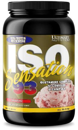 Протеин Ultimate Nutrition ISO Sensation 2 lbs - Strawberry - купить с ...