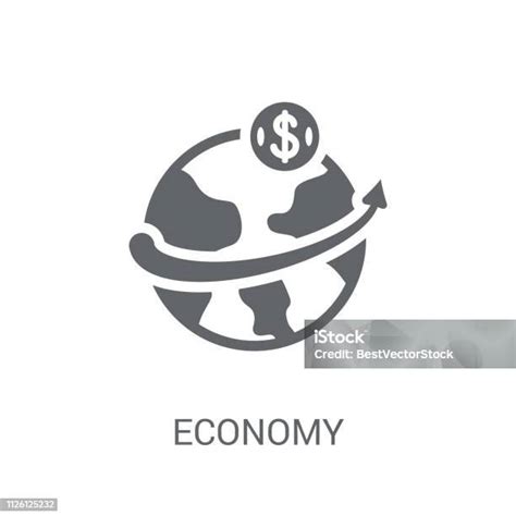 經濟圖示從密碼貨幣經濟和金融收藏的白色背景上的時尚經濟標誌概念向量圖形及更多全球性圖片 全球性 商務 圖 Istock