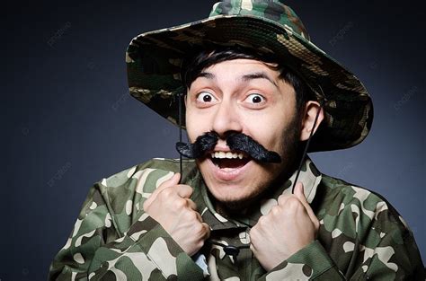 Funny Soldier In Military Concept Background And Picture For Free