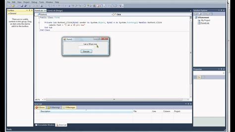 Tut 3 If Statement Vb 2010 Youtube