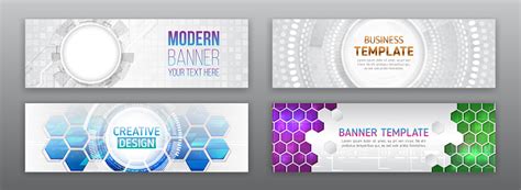 Desain Sampul Media Promosi Horizontal Abstrak Latar Belakang Web