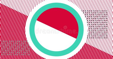 Bright Geometric Transition Or Intro Geometric Background That Could
