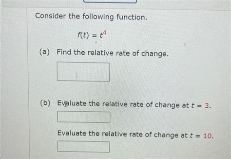 solved consider the following function f t t4 a find the
