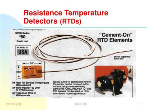 Ppt Resistance Temperature Detectors Rtds Powerpoint Presentation
