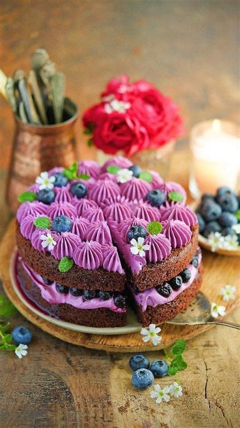 Deeba Rajpal On Instagram Eggless Blueberry Chocolate Cake Recipe