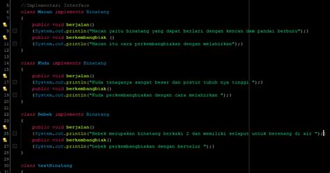 LAPORAN PBO MODUL Interface CAHYASMARA