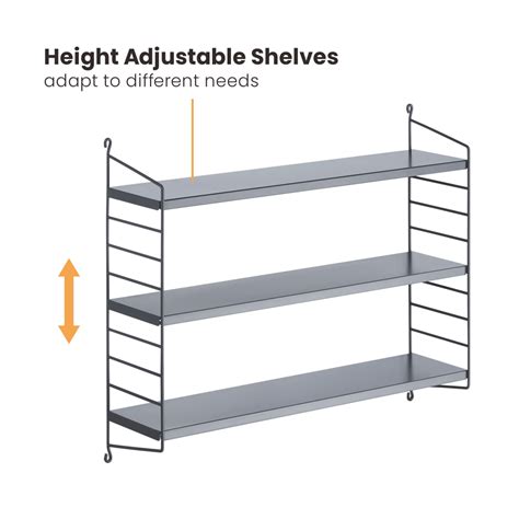 China 3 Tier Steel Floating Shelf Supplier And Manufacturer Sollent Cn