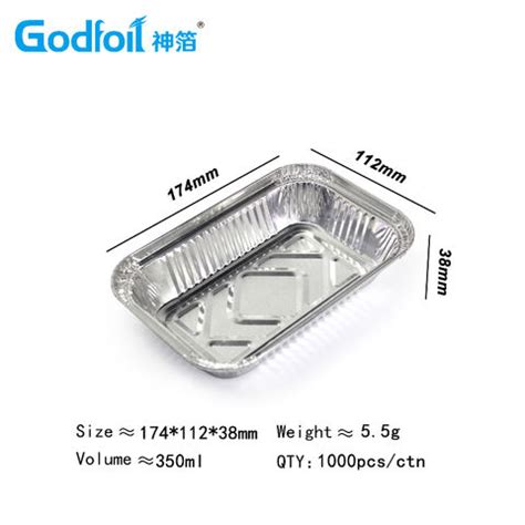 Buy Wholesale China Food Grade Aluminium Foil Container Aluminum Foil Tray With Cardboard Lid