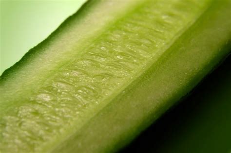 Premium Photo Sliced Cucumber Detail
