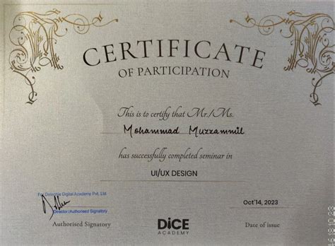 mohammad muzzammil on linkedin uidesign uxdesign workshopcertificate