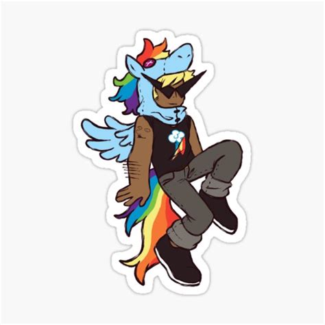 Rainbow Dirk Sticker For Sale By Acorvidshoard Redbubble