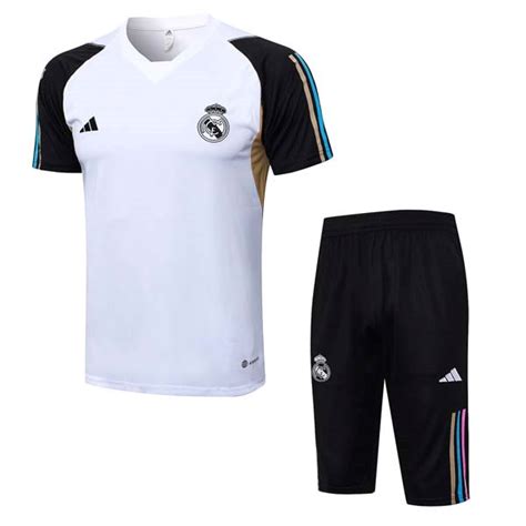 Nuova Maglia Calcio Formazione Set Real Madrid Bianco Kacalcio