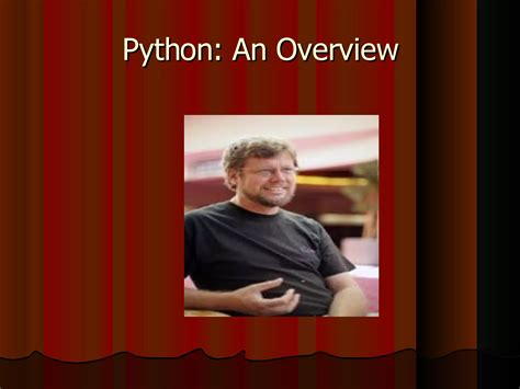 Python Presentation Odp Programming Languages Computing