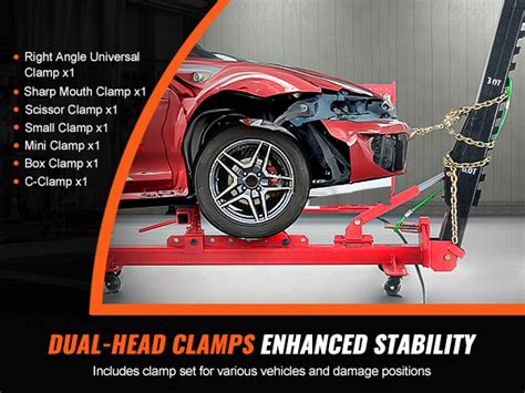 Vevor Auto Body Frame Straightener 6 Ton Tension Car Frame Puller