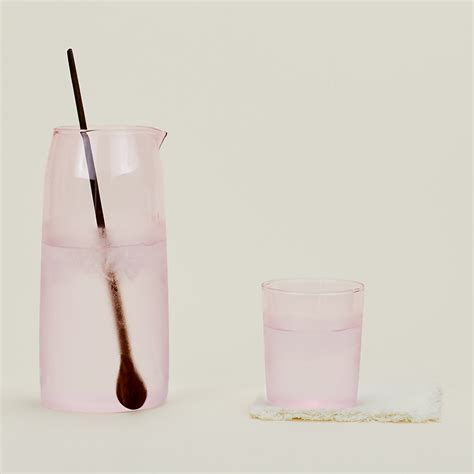 Essential Glassware Pitcher Blush Hawkins New York