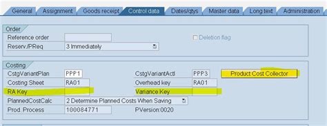 Wip And Variance Calculation In Product Cost By Pe Sap Community