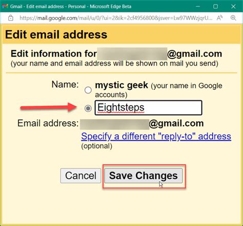 How To Change Name In Gmail