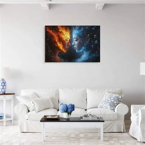 Peinture Surréaliste Couleur De La Dualité Art Virtuoso