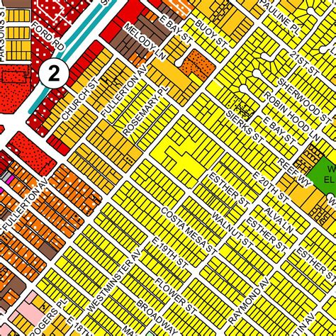 City Of Costa Mesa Zoning Map 2017 By Hoogw Avenza Maps